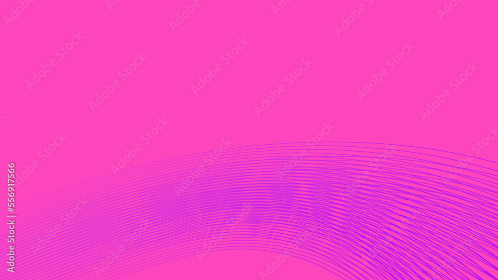 Vector abstract wavy lines shapes composition. Pink waves background ...