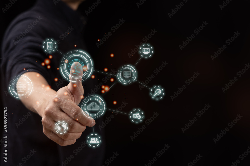 surveillance and security scanning of digital programs cyber futuristic ...