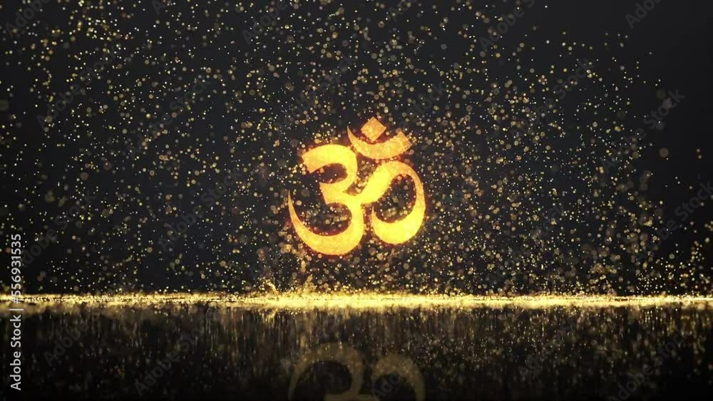 3d Om Symbol animation video, Indian Om logo animation video, Hindu ...