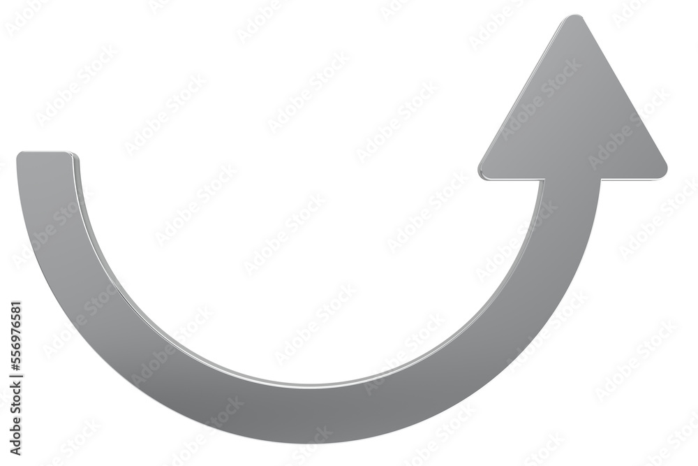 3D arrow icon on Transparent PNG background. 3d style. arrow icon for ...