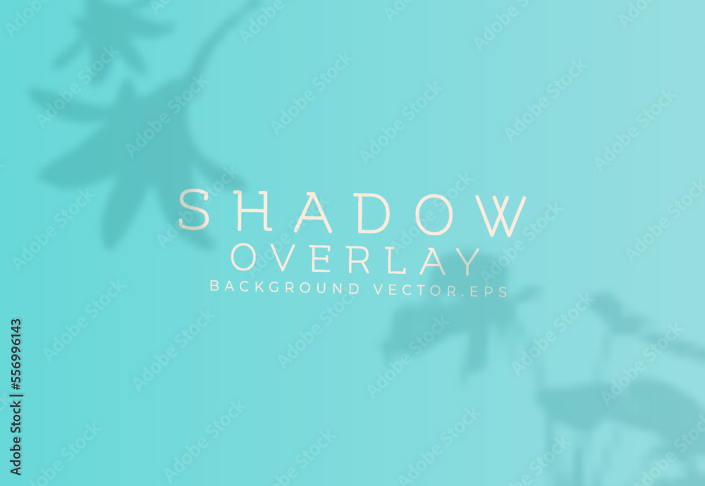 Background shadow overlay with shadows of flower plants Stock Vector ...