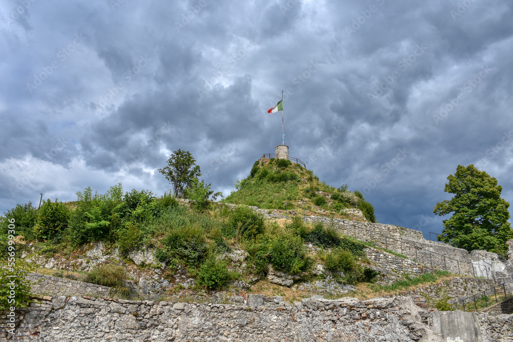 Osoppo, Festung, Ruine, Friaul, Denkmal, Forte Osoppo, Colle Napoleone ...