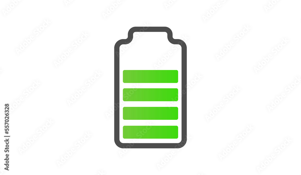 Mobile battery level icon, Battery fully charged, Battery empty, half ...