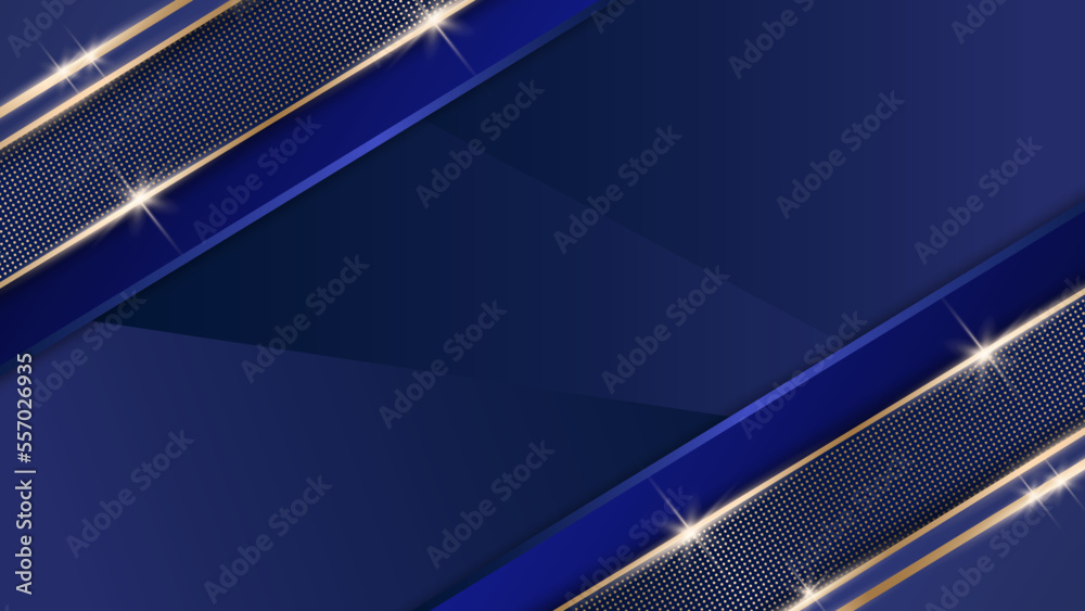 Abstract blue and gold background Stock Vector | Adobe Stock