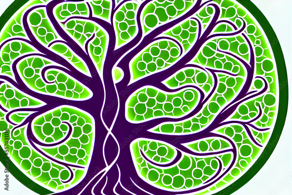 image made by artificial intelligence An image of a tree of life in ...