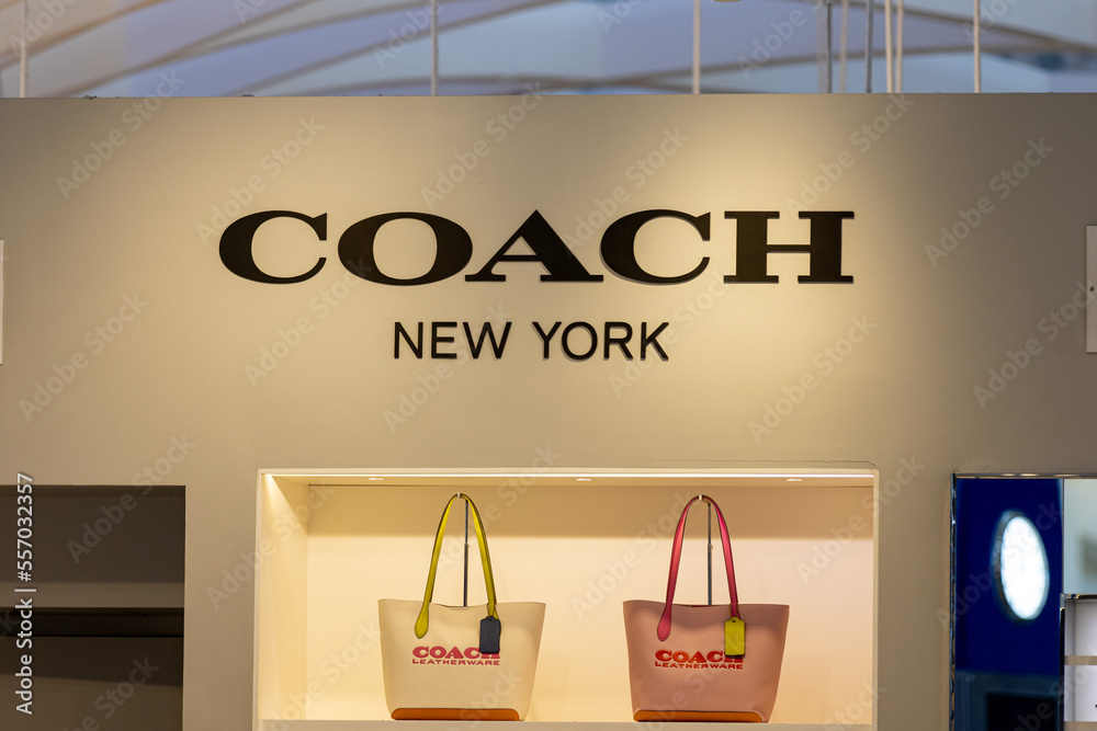 Los Angeles, California \ USA - July 26 2022: Sign and logo of Coach ...