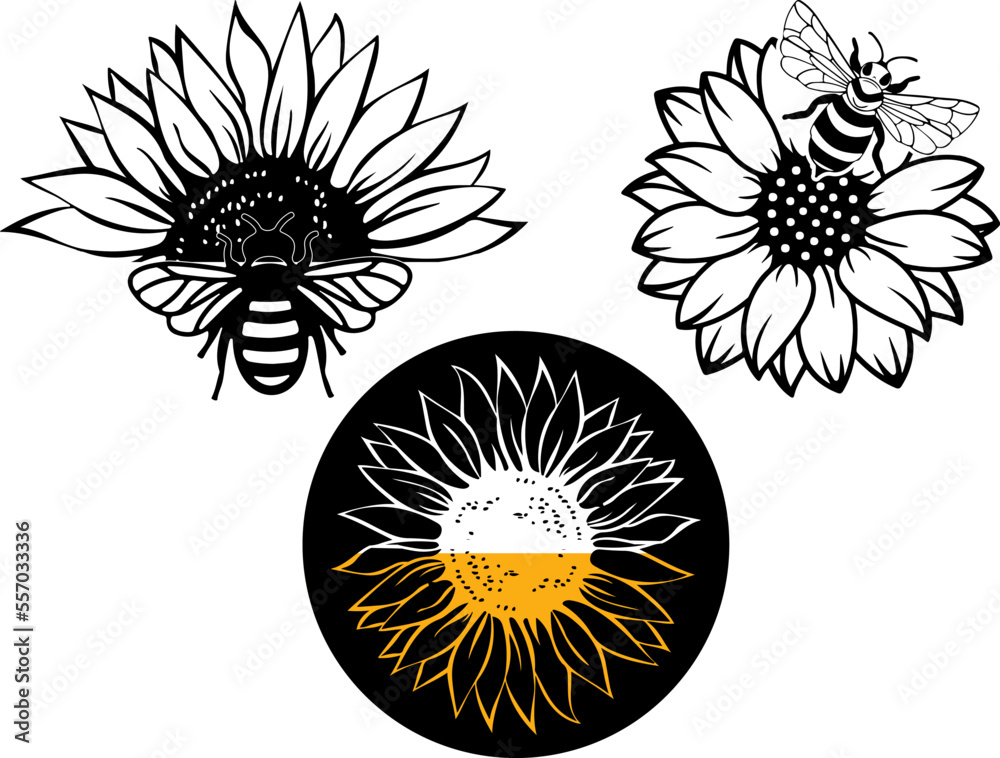 Vetor do Stock: Layered Sunflower 3D SVG bundle laser cut Flower svg ...