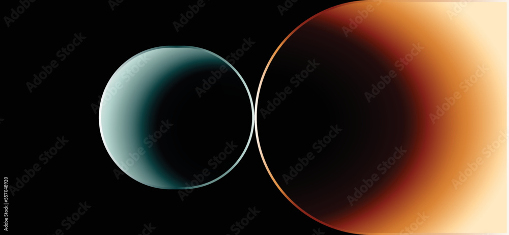 Minimalist deep gradient background. Wallpaper design for poster ...