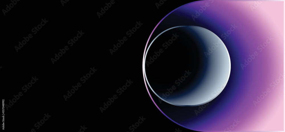 Minimalist deep gradient background. Wallpaper design for poster ...