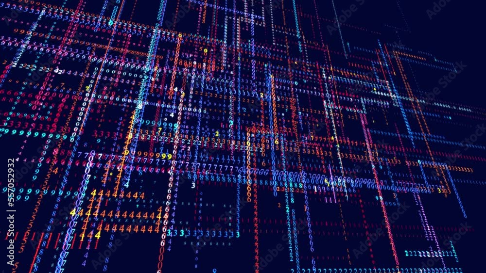 glow particles form lines. Info concept lines and nodes, ai ...