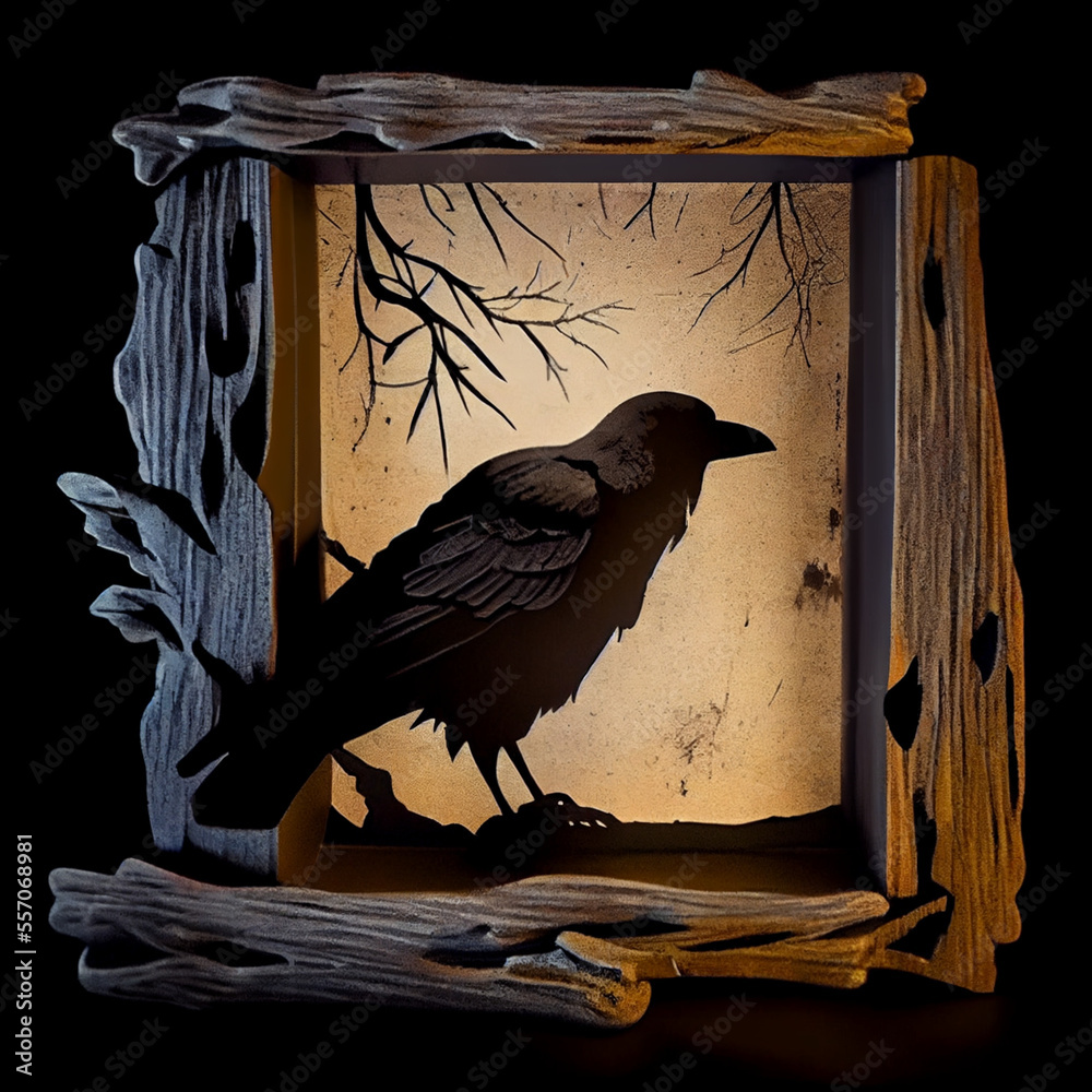Poe's raven, blackbird, crow, poetic moody dark emo raven, creepy dirty ...