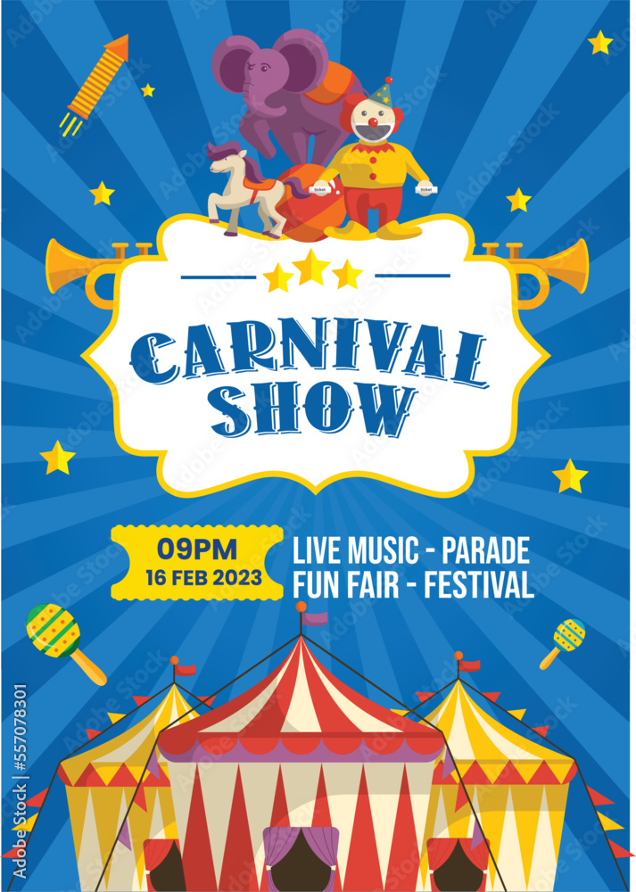 Carnival Posters Template