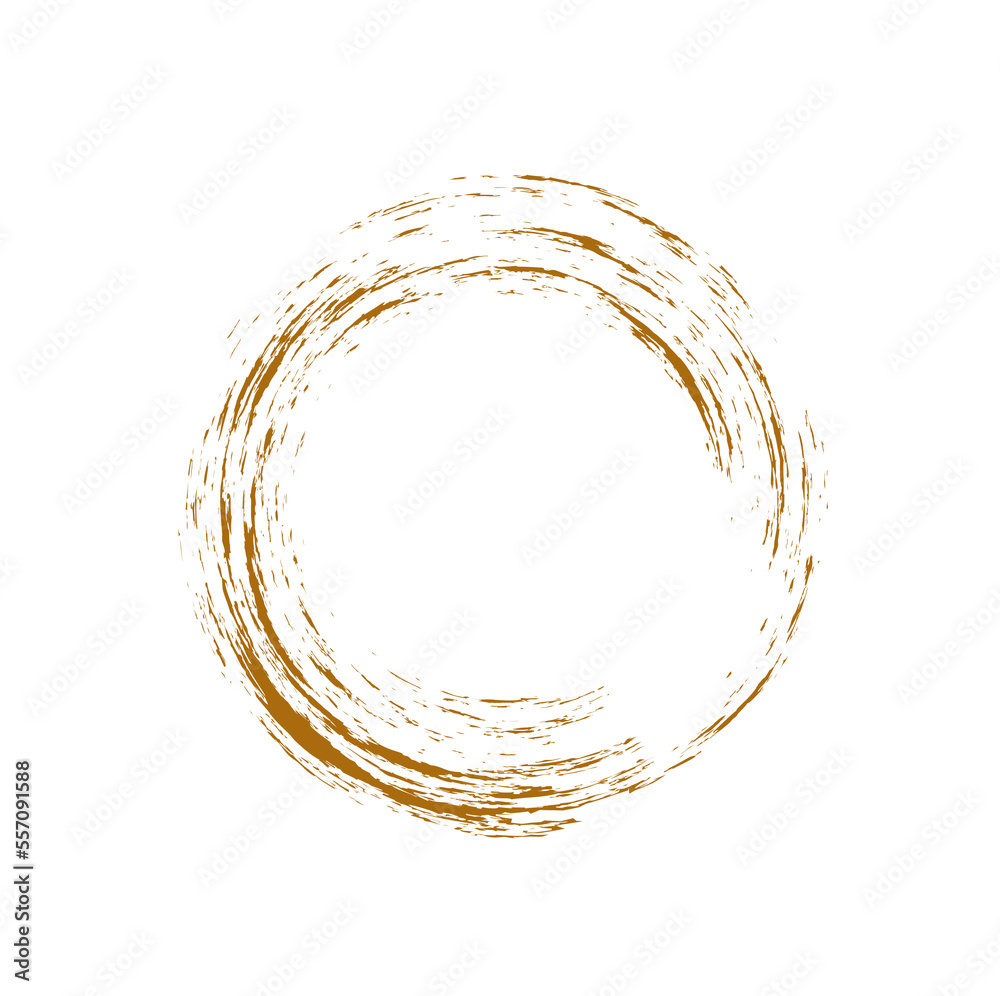 Circle paint brush vector Stock Vector | Adobe Stock