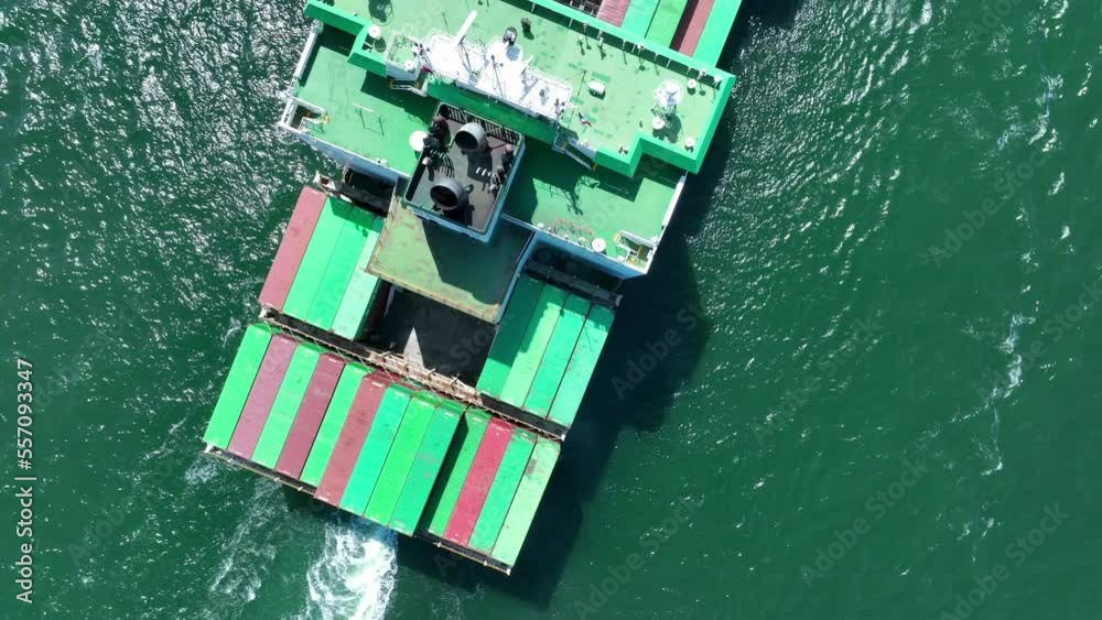 Smoke exhaust gas emissions from cargo lagre ship container ship,Marine ...