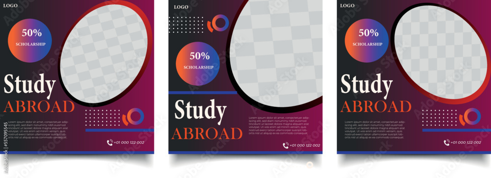 study abroad template Stock Vector | Adobe Stock