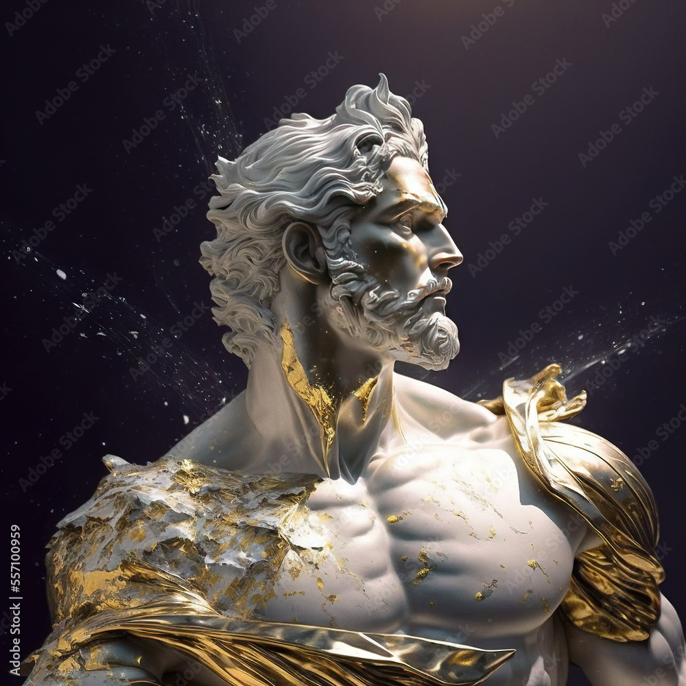 Stoic statue male stoicism Stock Illustration | Adobe Stock