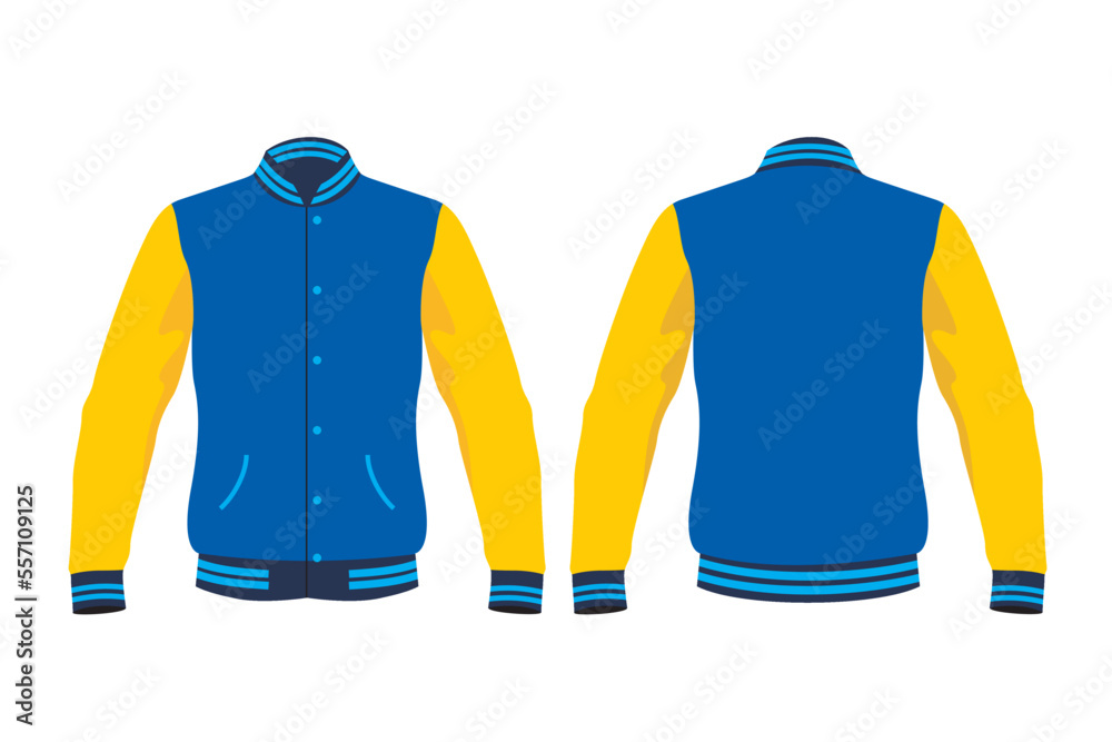 Varsity Jacket Template Images. Varsity jacket Vectors & Illustrations ...