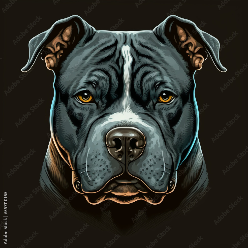 Amerikaans Bully Hond Logo