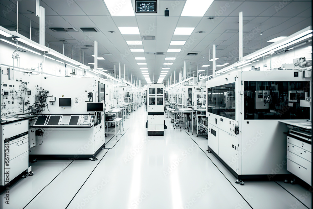 Innovation laboratory with research center wafer semiconductor ...