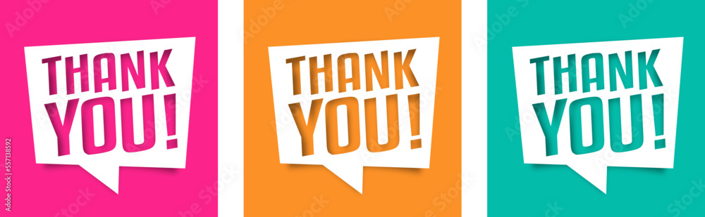 Thank you Stock Vector | Adobe Stock