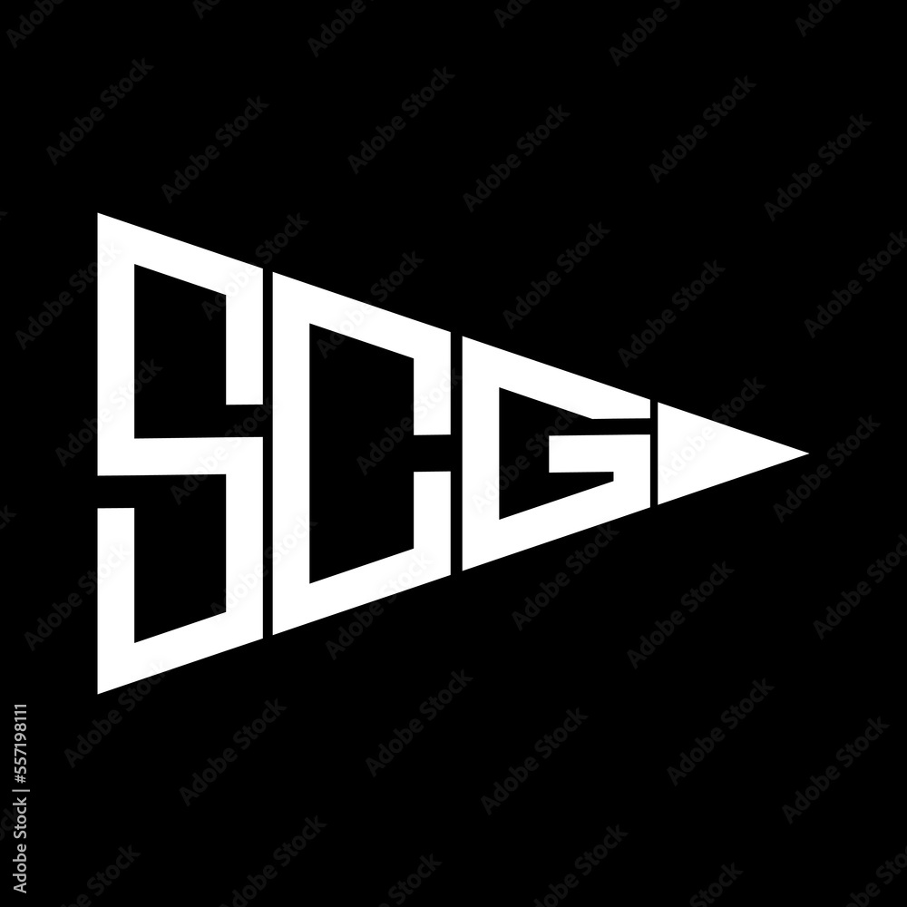 SCG letter logo design.SCG creative initials monogram vector letter ...