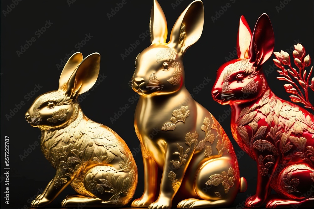 Happy new year of the rabbit. Celebrate this events for 2023 with a ...