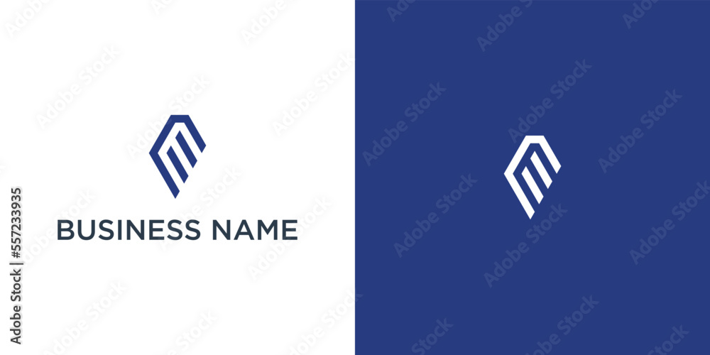 Logo design of M EM ME in vector. Minimal awesome trendy professional ...