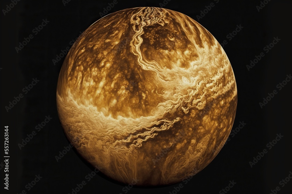 Diorama Of The Planet Venus