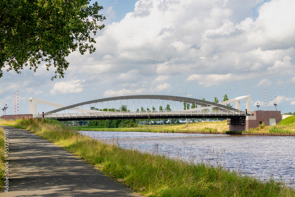 Tafelbrug Dorkwerd is a bridge in Aduard with nature path, The ...
