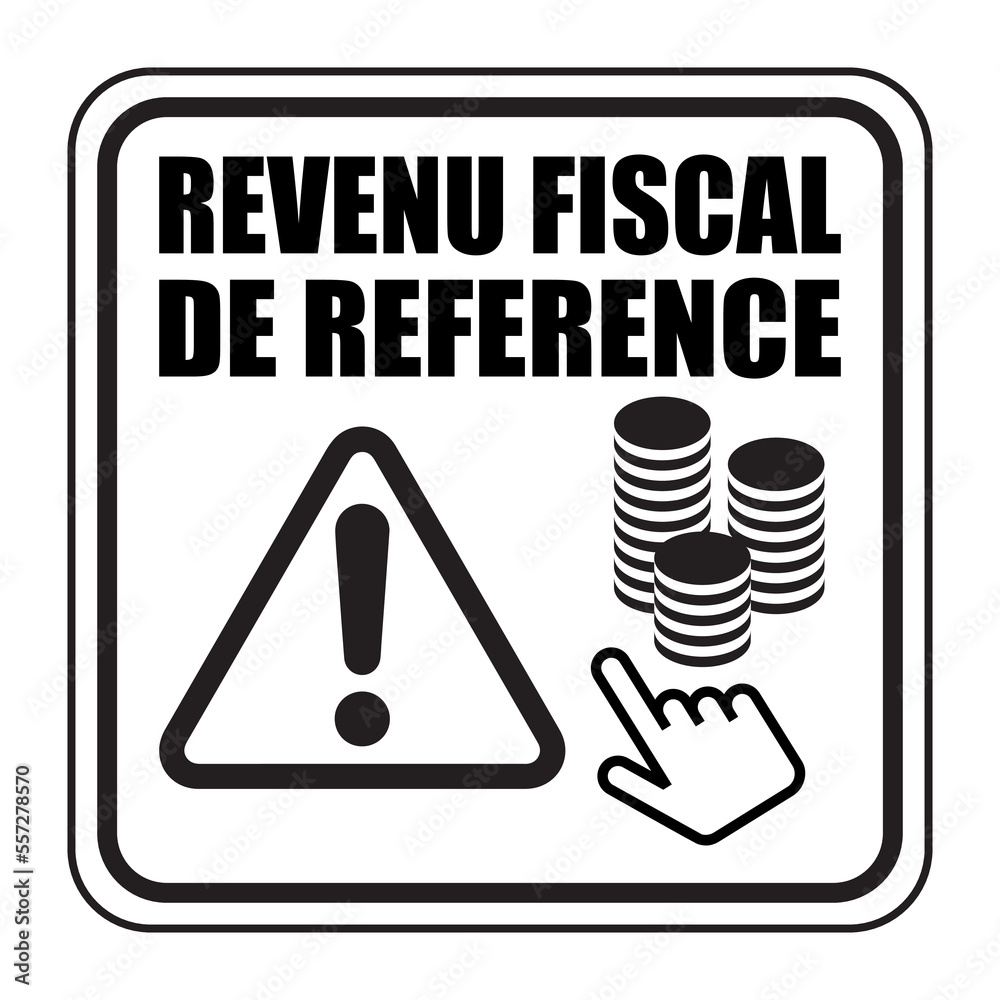 Logo revenu fiscal de référence. Stock Vector | Adobe Stock