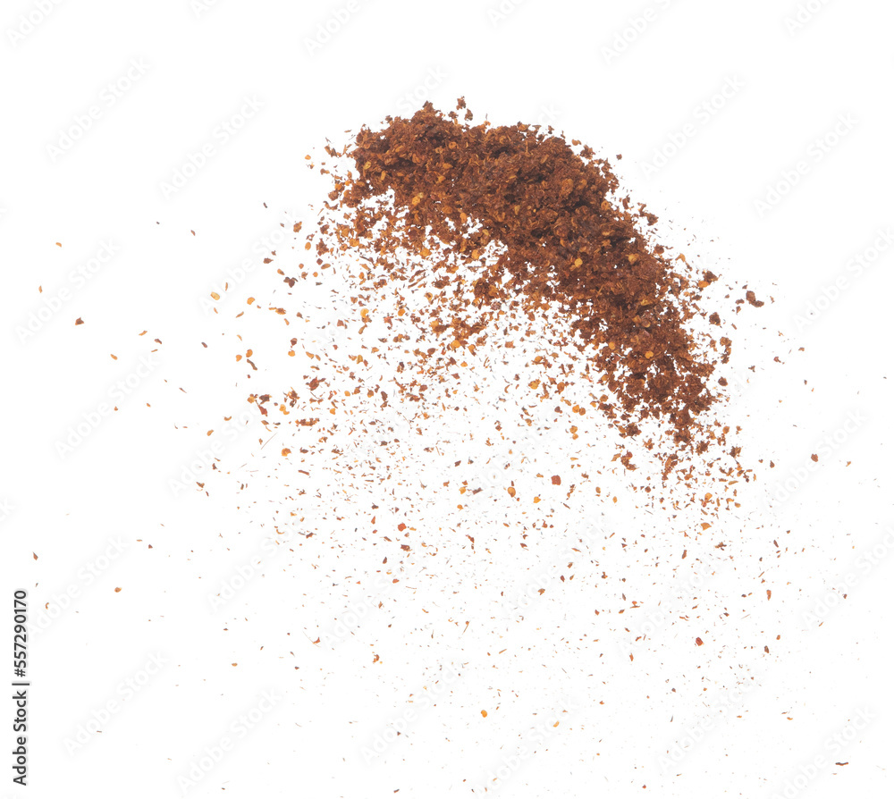 Foto de Red Hot Chilli flying explosion, red grain chilli explode ...