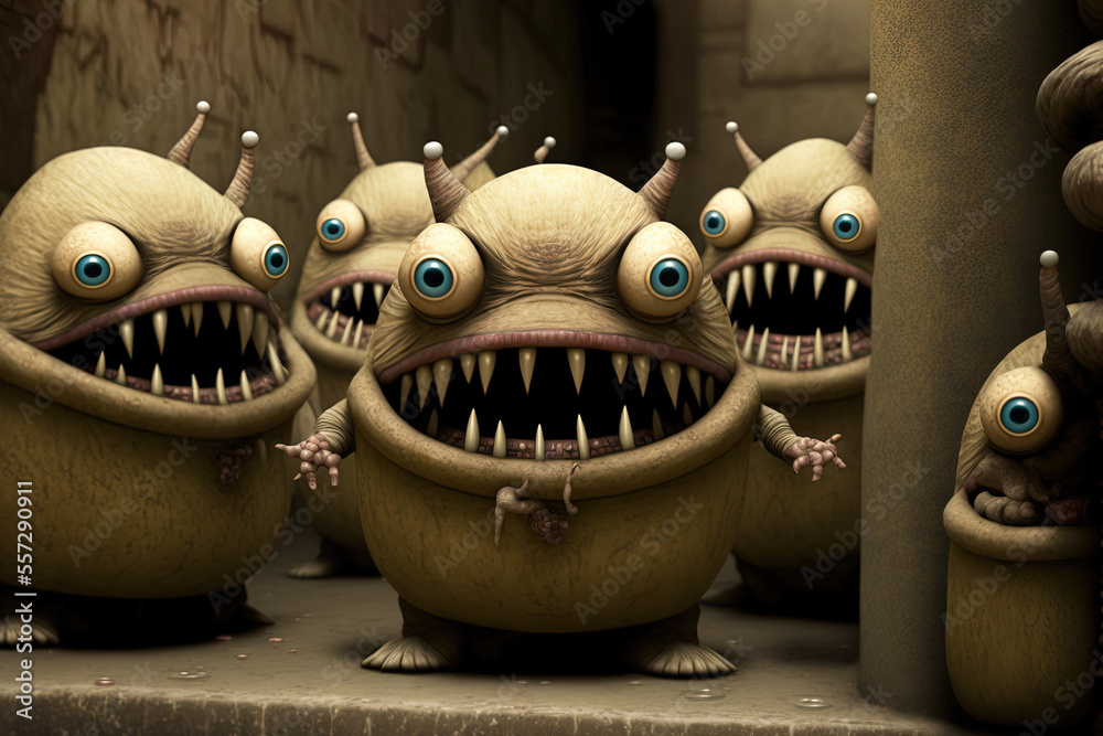 Little mud creatures from the sewers that are terrifying monsters ...