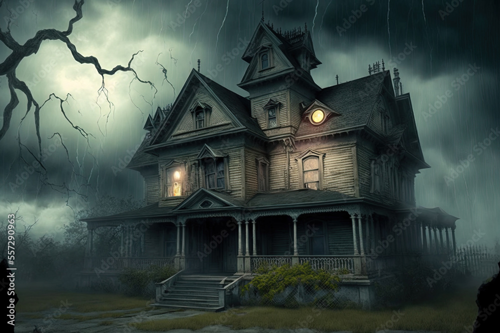 Haunted Home For Halloween and other eerie events, a terrifying haunted ...