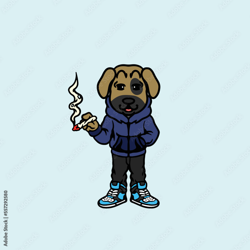 Animated Animals Smoking Weed