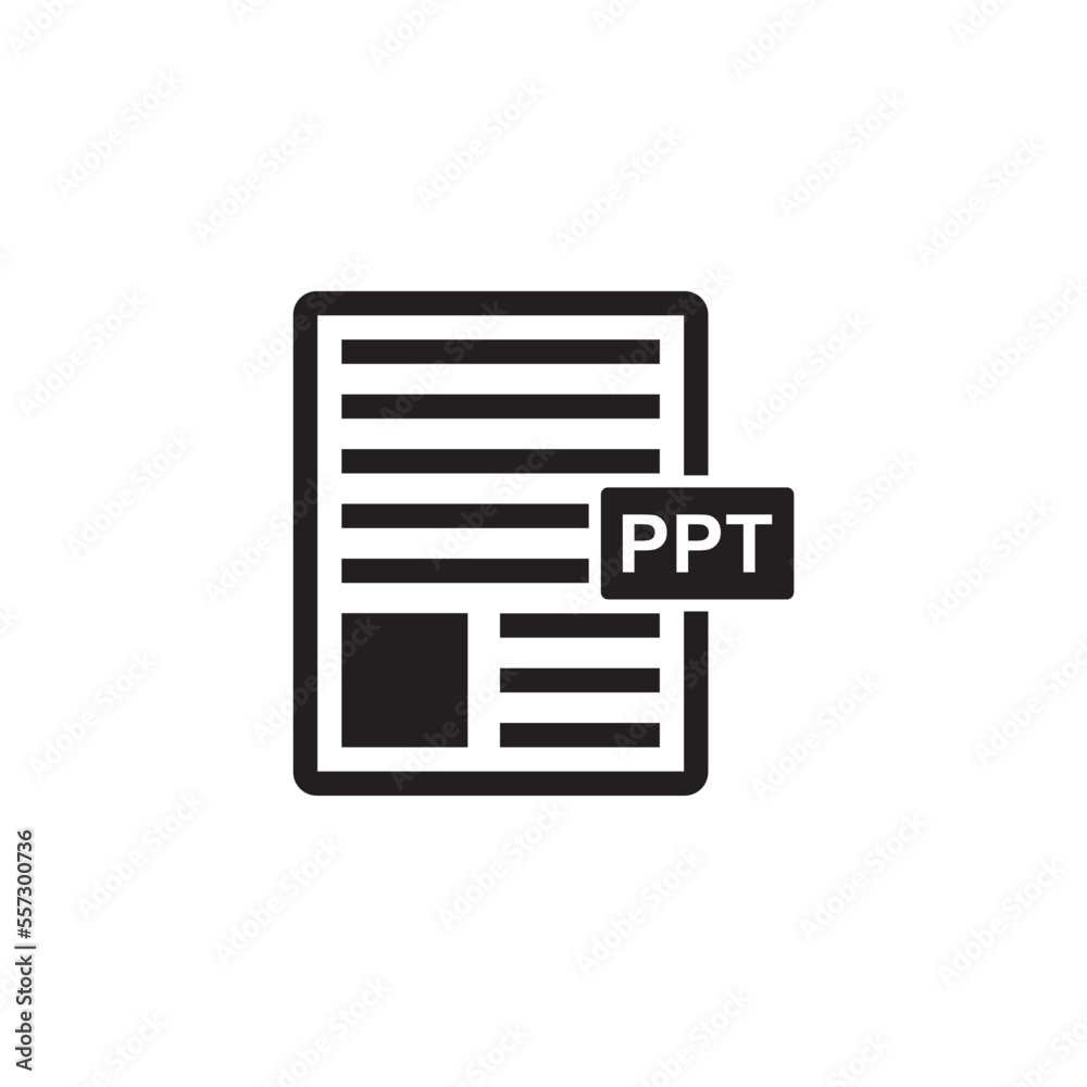 ppt icon , diagram icon vector Stock Vector | Adobe Stock