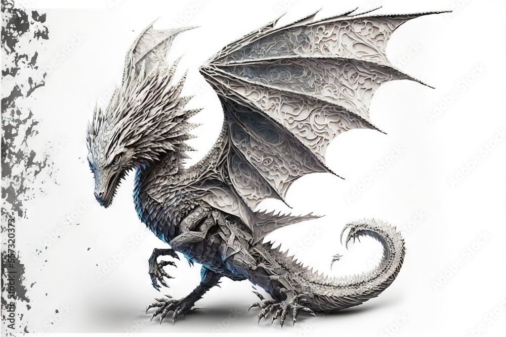 Dragon Tails Drawings