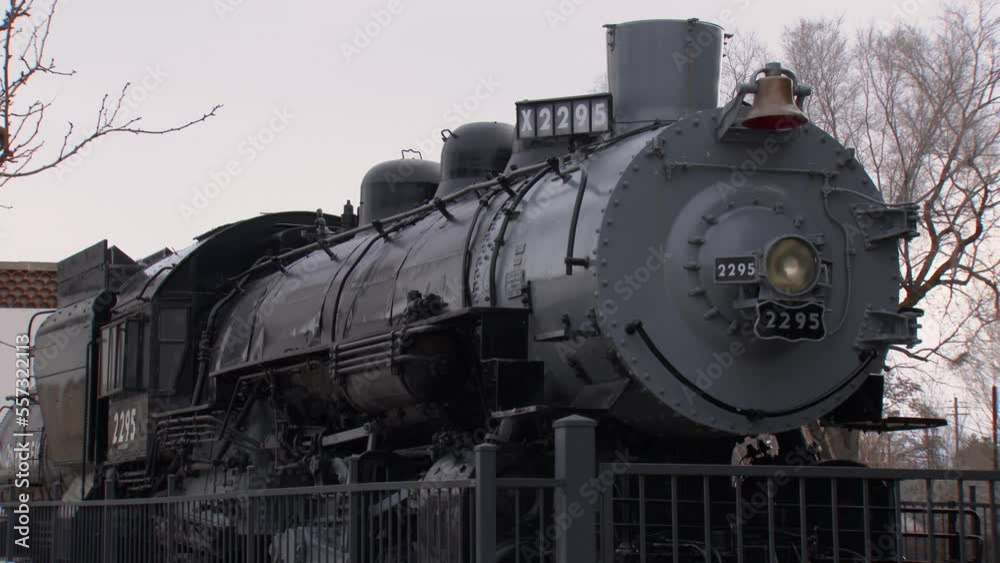 A 1920 Mikado steam engine is an American Locomotive Company passenger ...