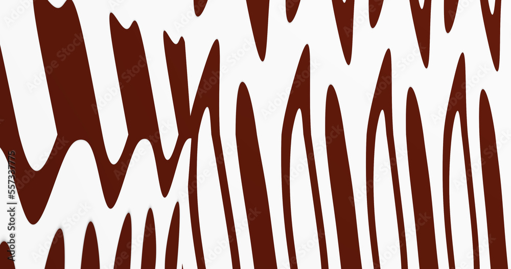 Render with red curved lines on white Stock Illustration | Adobe Stock