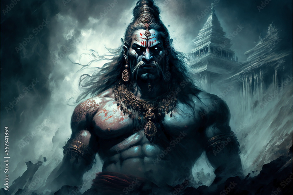 Bholenath or Bholanatha background. Hindu religion of India. Generative ...