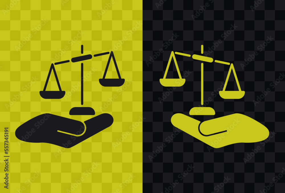 Scales, high quality vector silhouette icon. Scales icon silhouette ...