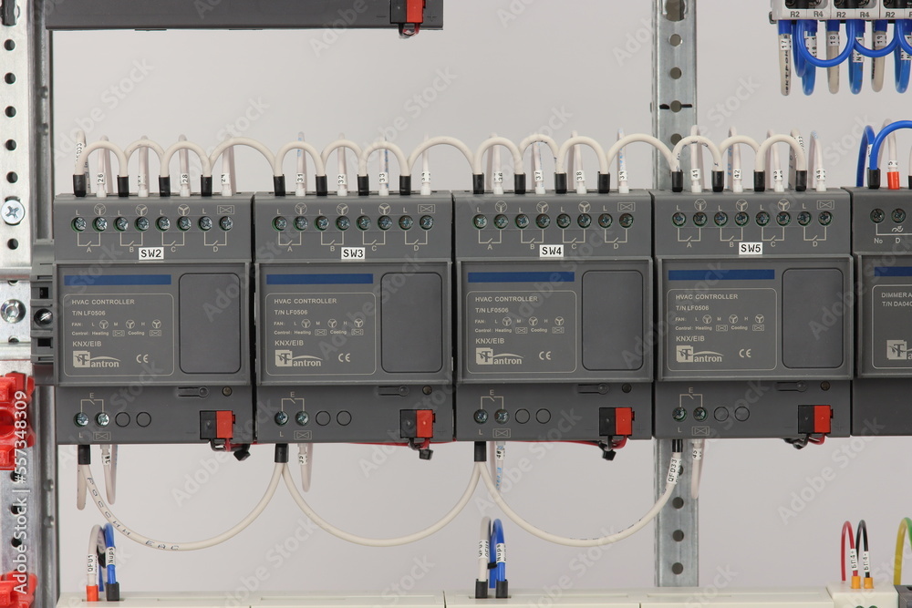 Tantron automation modules installed in an electrical switchboard for ...