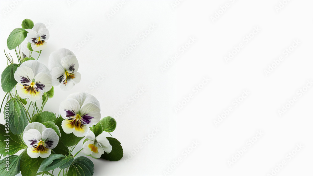 Beautiful, colorful spring flowers, pansies, background/wallpaper ...