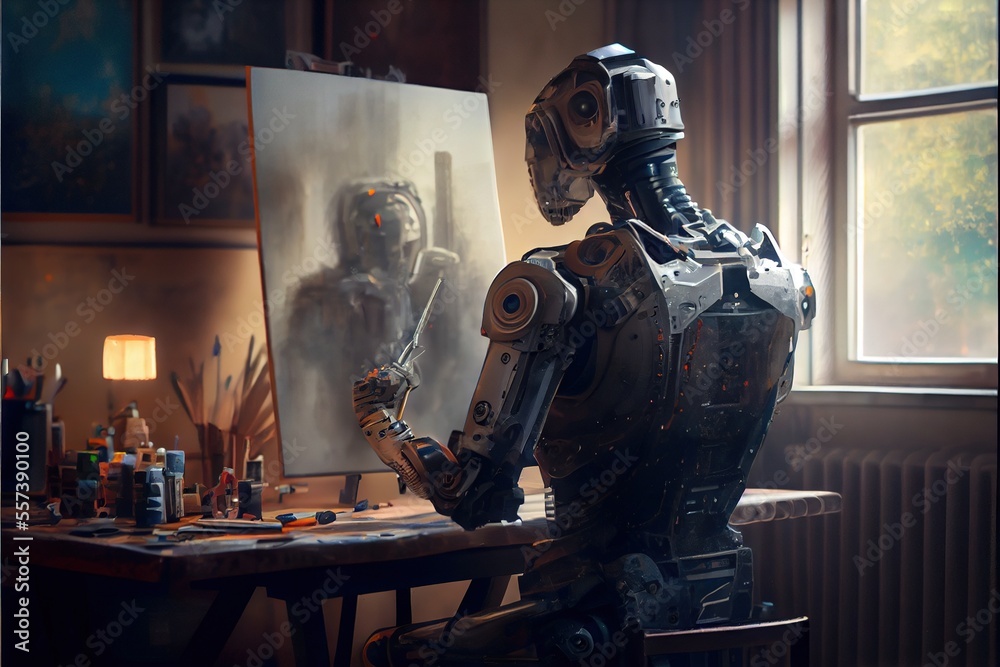 AI artist image generated by artificial intelligence. Prompt craft and ...