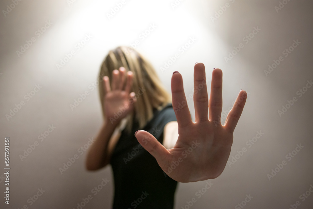 Stop Sexual abuse Concept, stop violence against Women, international ...