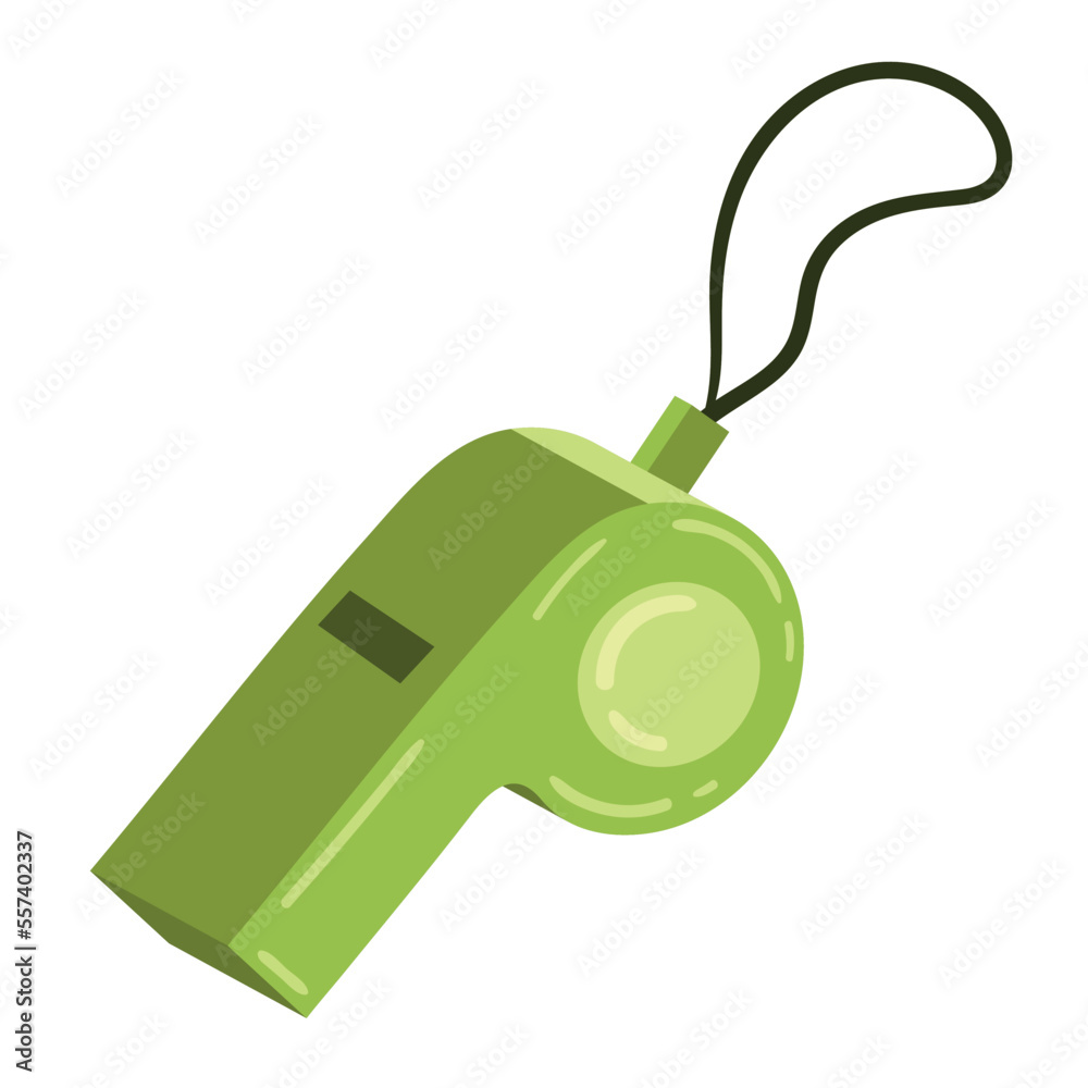 whistle emergency accessory Stock Vector | Adobe Stock