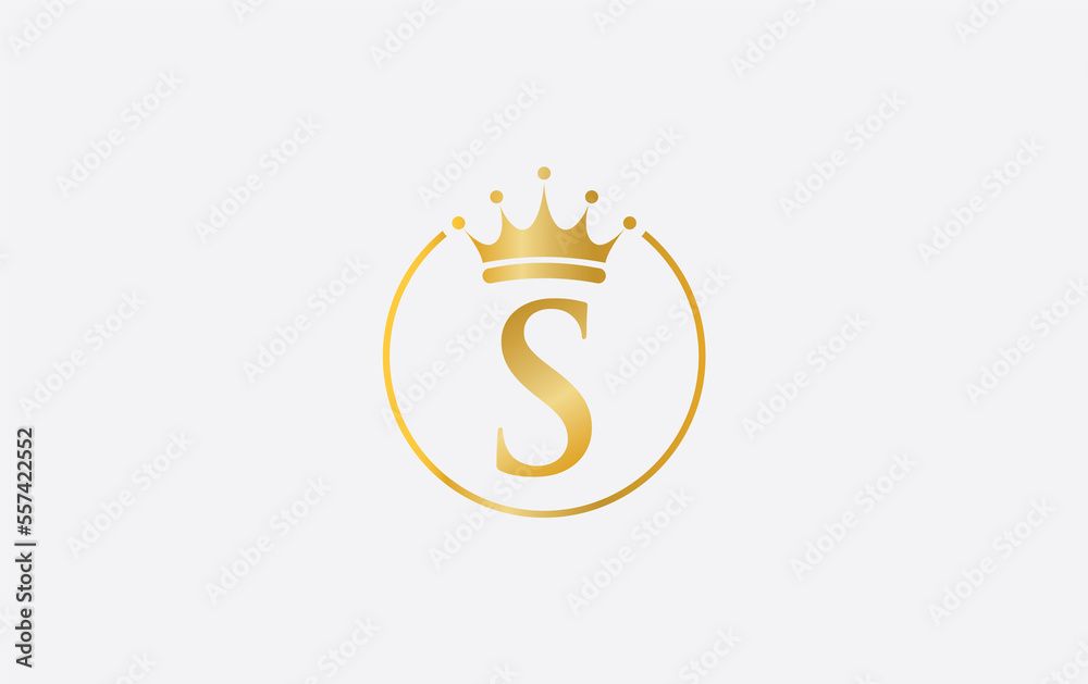 Royal vintage crown icon and golden jewel king crown symbol. gold crown ...