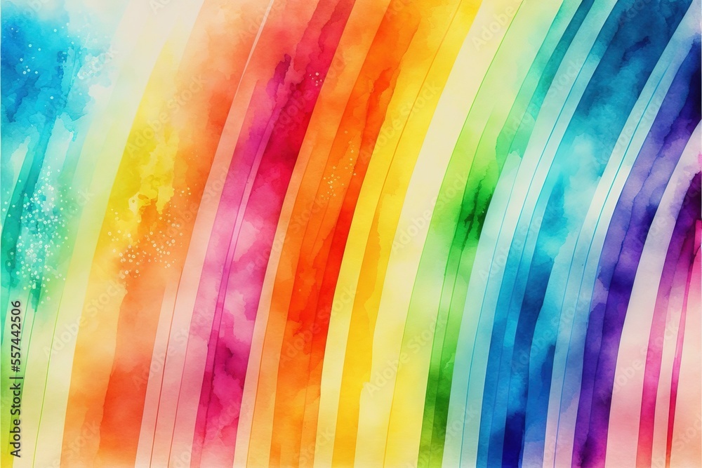 a rainbow colored background with a rainbow of colors in the middle of ...
