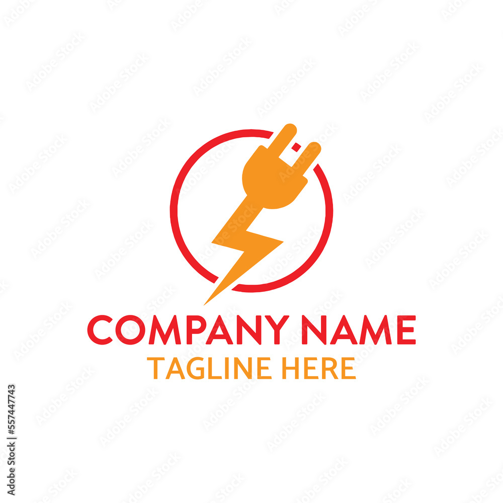 logo for electrical and technology, energy Stock Vector | Adobe Stock