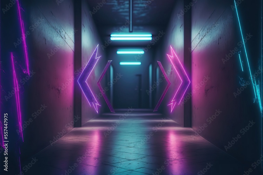 4K resolution or higher, Neon Cyber Futuristic Modern Retro Alien Dance ...