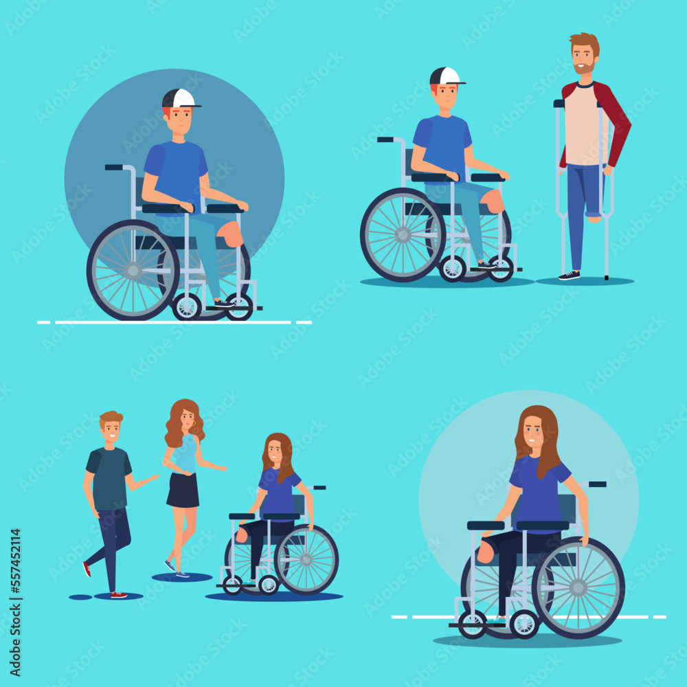international day of persons with disabilities vector file collections ...